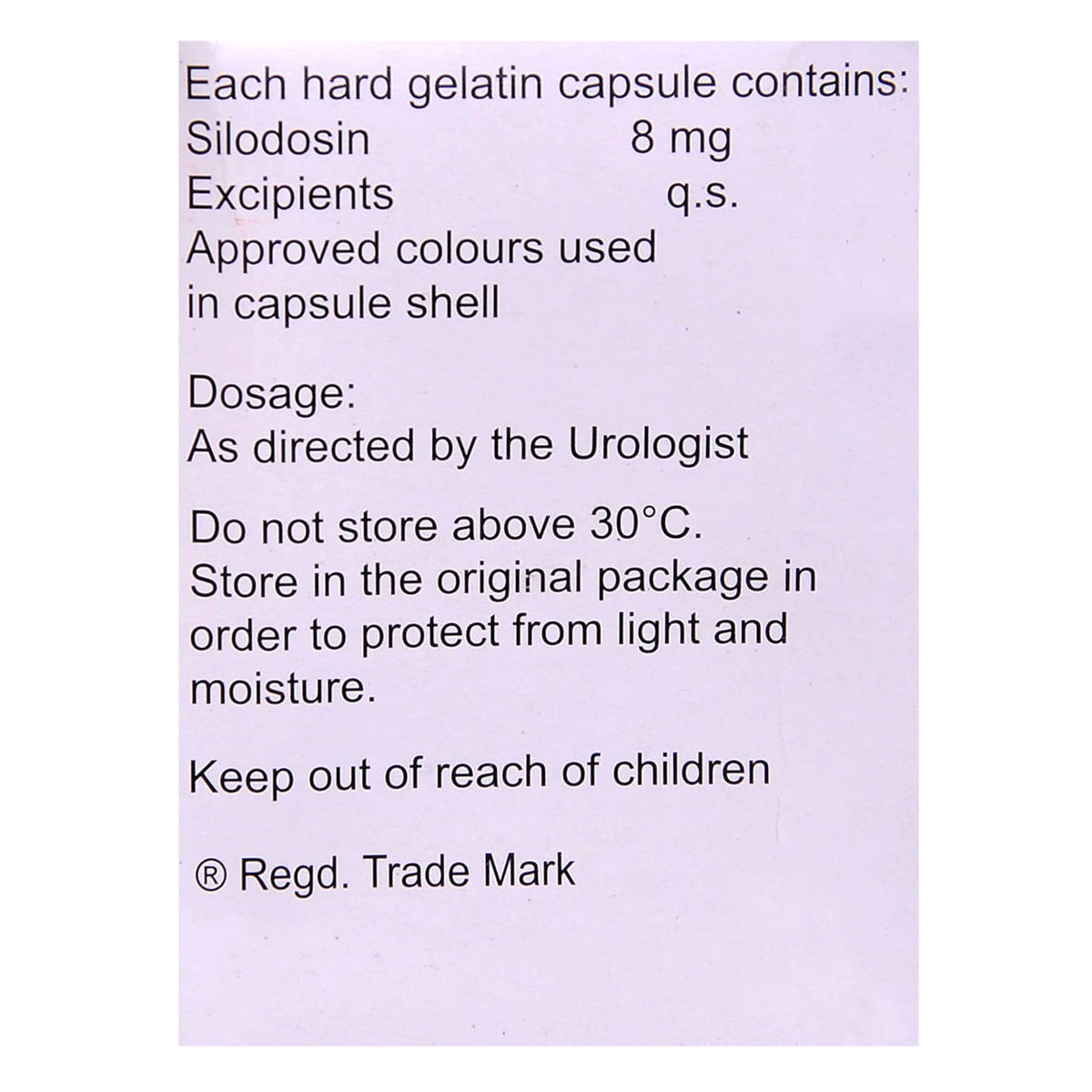 Rapilif 8 Capsule 15's Price, Uses, Side Effects, Composition - Apollo ...