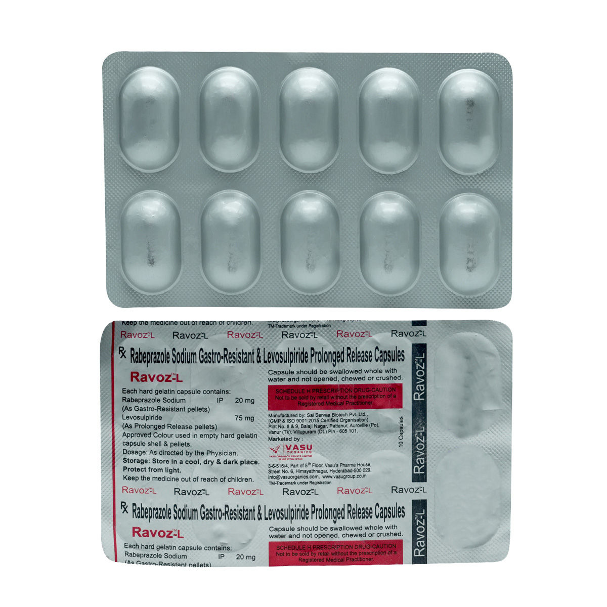 Ravoz-L Capsule 10's Price, Uses, Side Effects, Composition - Apollo ...