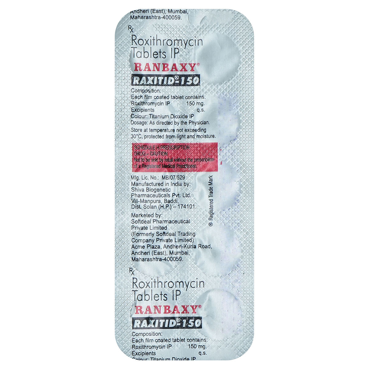 Raxitid 150mg Tablet | Uses, Side Effects, Price | Apollo Pharmacy