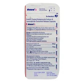 Razo-L Capsule | Uses, Side Effects, Price | Apollo Pharmacy