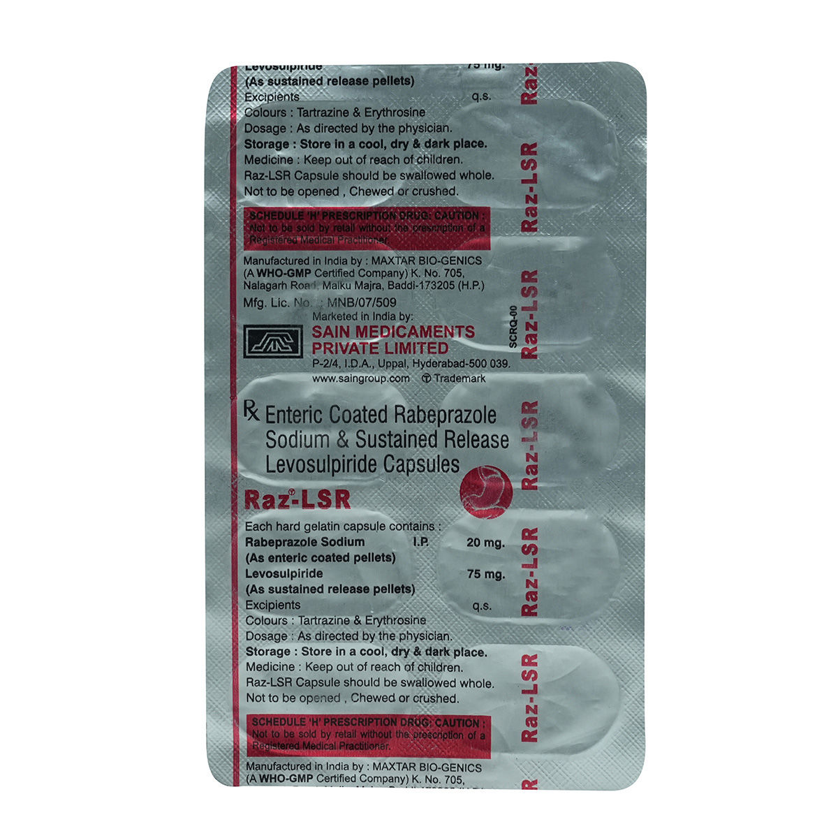 RAZ LSR Capsule | Uses, Side Effects, Price | Apollo Pharmacy