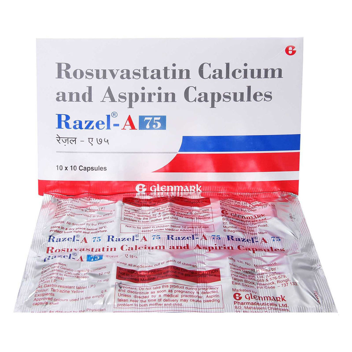 Razel A 75 Capsule 10's Price, Uses, Side Effects, Composition - Apollo ...