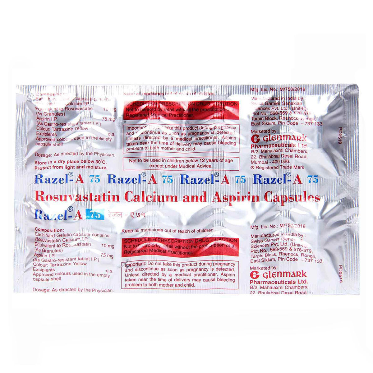 Razel A 75 Capsule | Uses, Side Effects, Price | Apollo Pharmacy