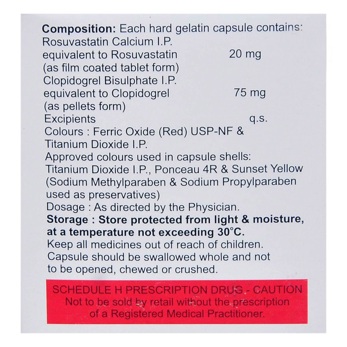 Razel CV 20/75 Capsule 10's Price, Uses, Side Effects, Composition ...