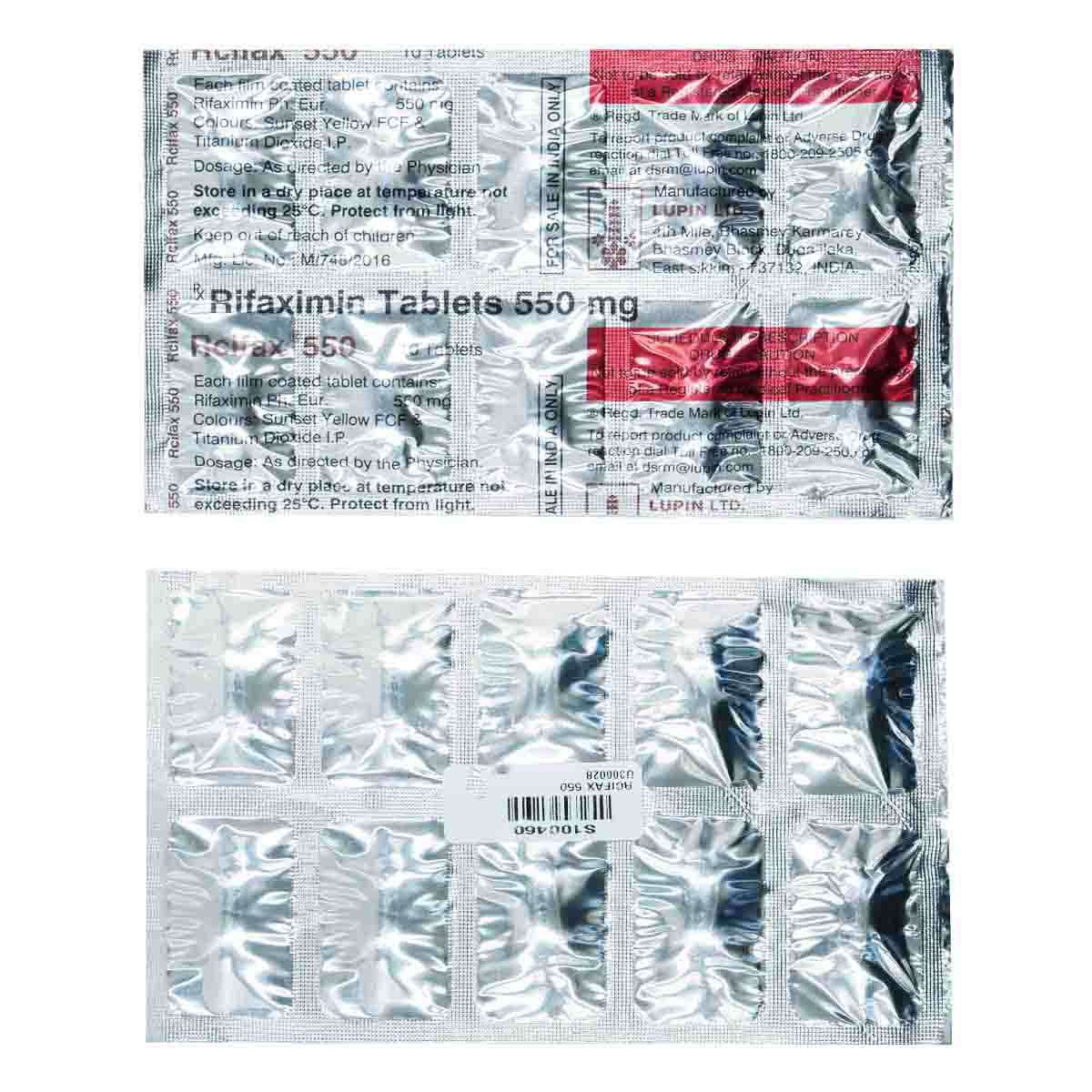 Rcifax 550 Tablet | Uses, Side Effects, Price | Apollo Pharmacy