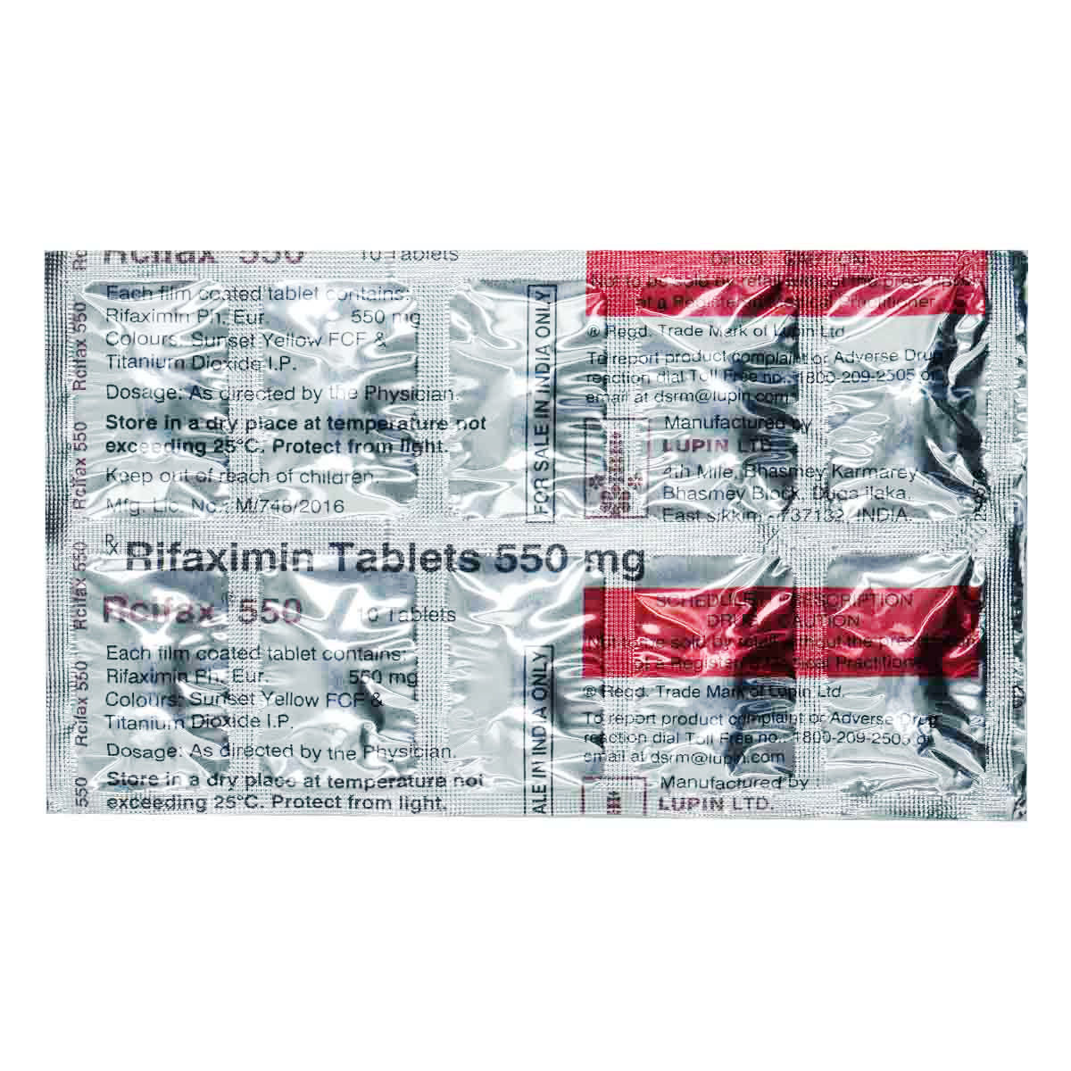 Rcifax 550 Tablet 10's Price, Uses, Side Effects, Composition - Apollo ...