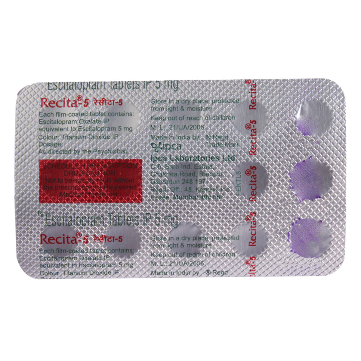 Recita 5 Tablet 15's Price, Uses, Side Effects, Composition - Apollo ...