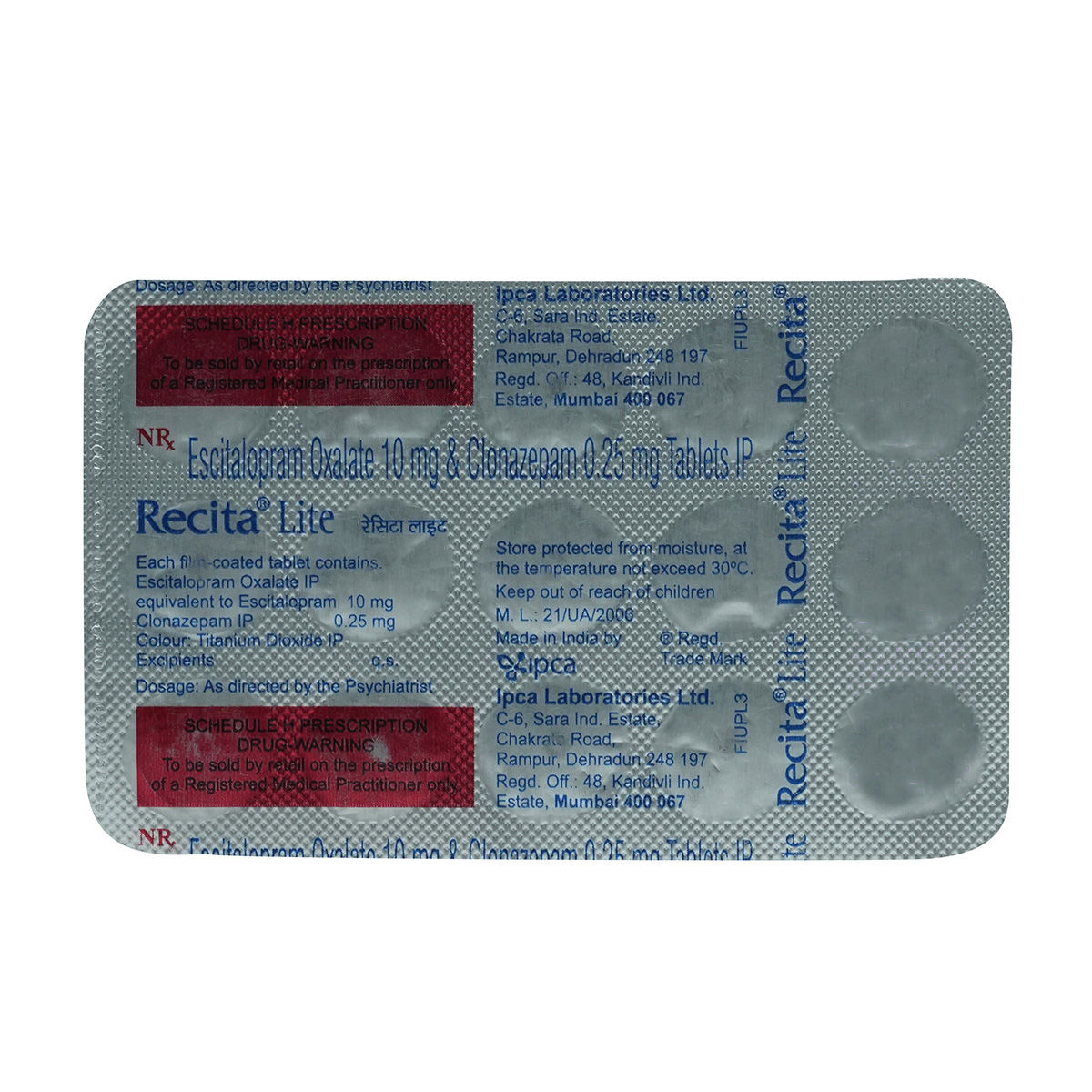 Recita Lite Tablet का उपयोग, फायदे ,साइड इफेक्ट,कीमत in Hindi | अपोलो ...