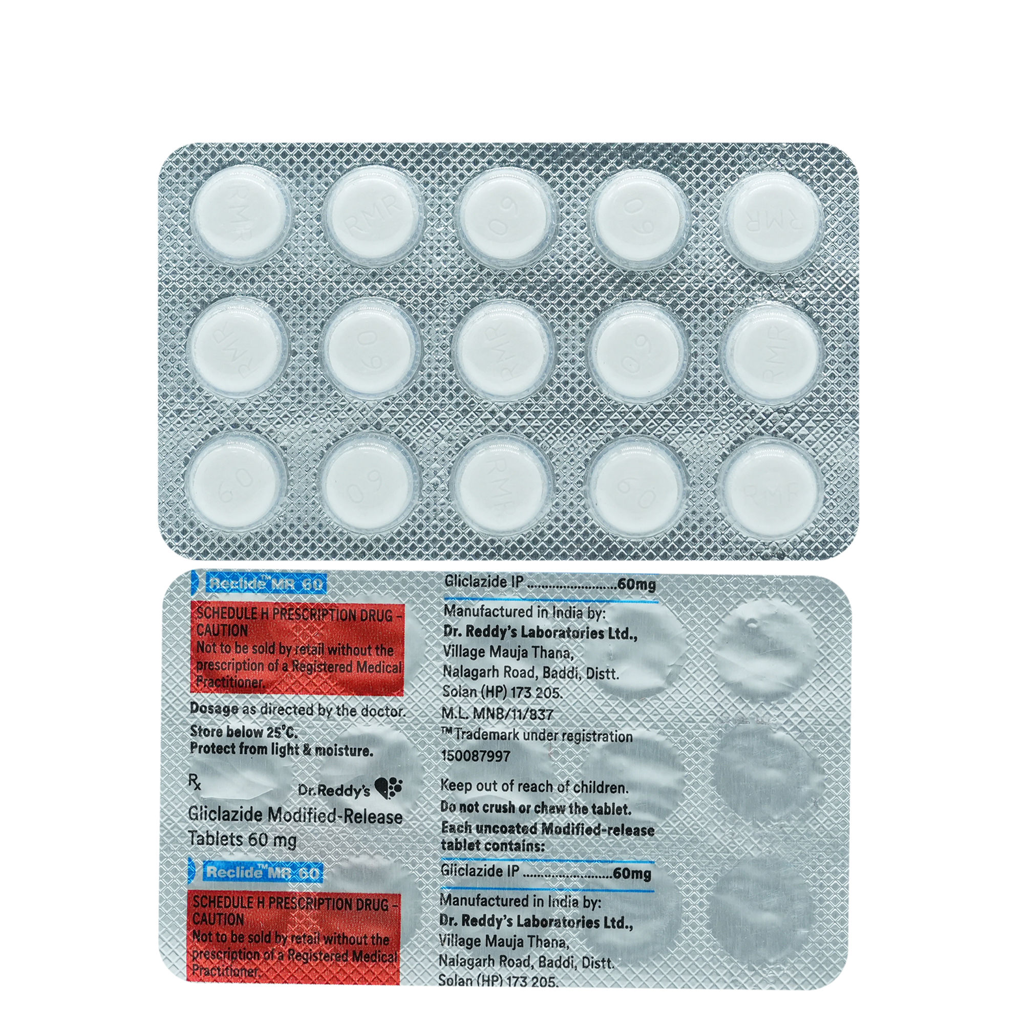 Reclide MR 60 Tablet | Uses, Side Effects, Price | Apollo Pharmacy
