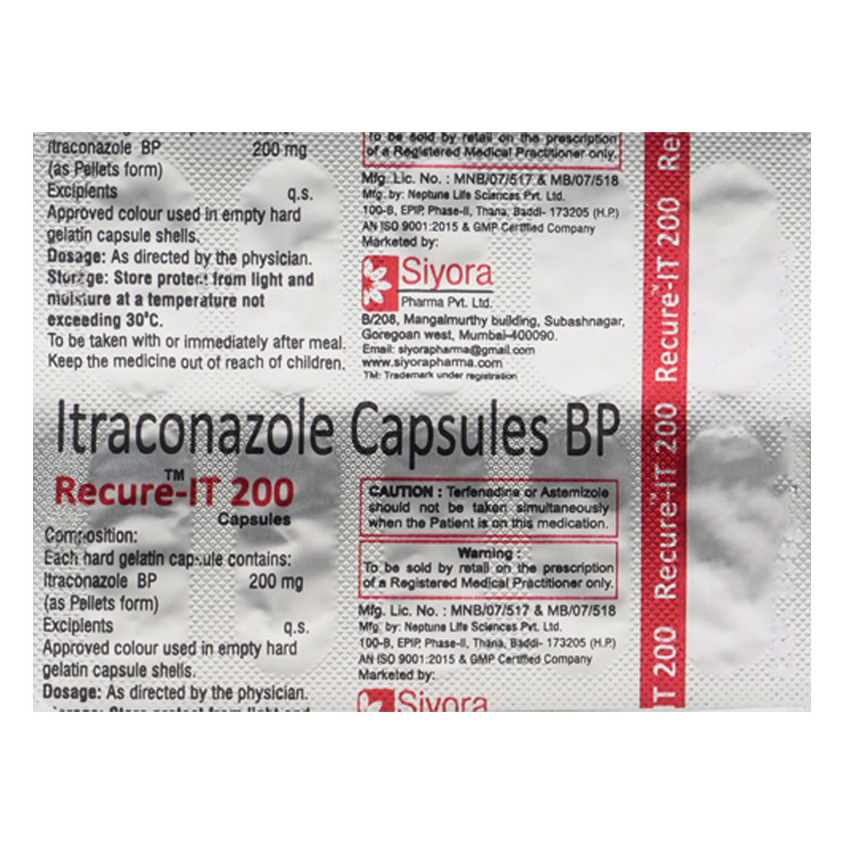 Recure-IT 200 Capsule | Uses, Side Effects, Price | Apollo Pharmacy