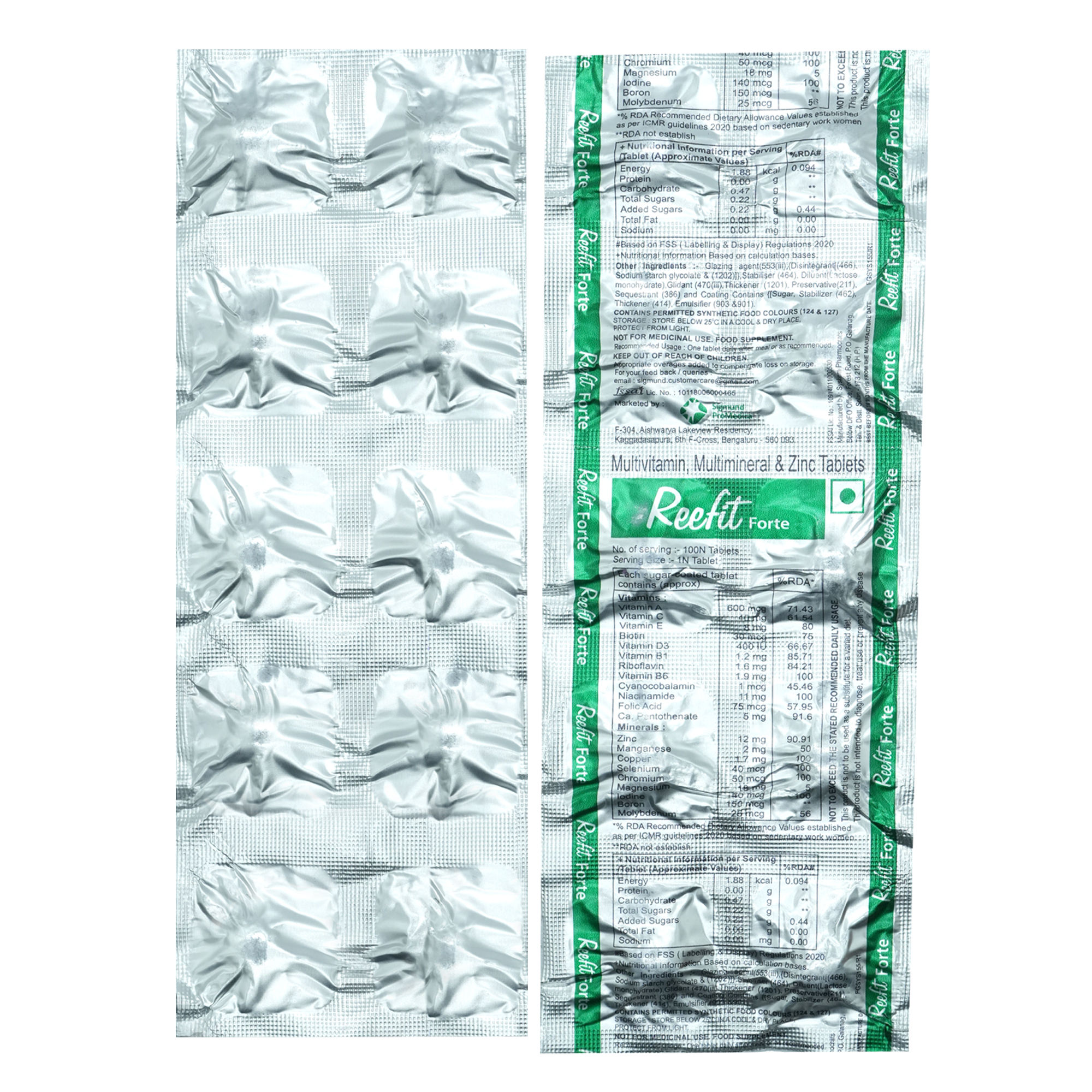 Reefit Forte Tablet | Uses, Side Effects, Price | Apollo Pharmacy