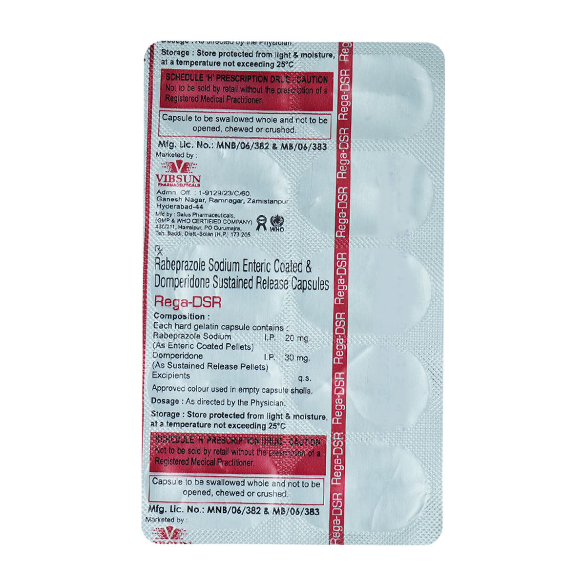 Rega-Dsr Cap 10'S Price, Uses, Side Effects, Composition - Apollo Pharmacy