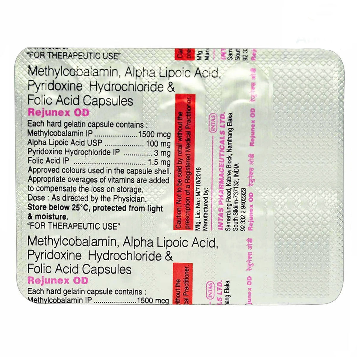 Rejunex OD Capsule 10's Price, Uses, Side Effects, Composition - Apollo ...