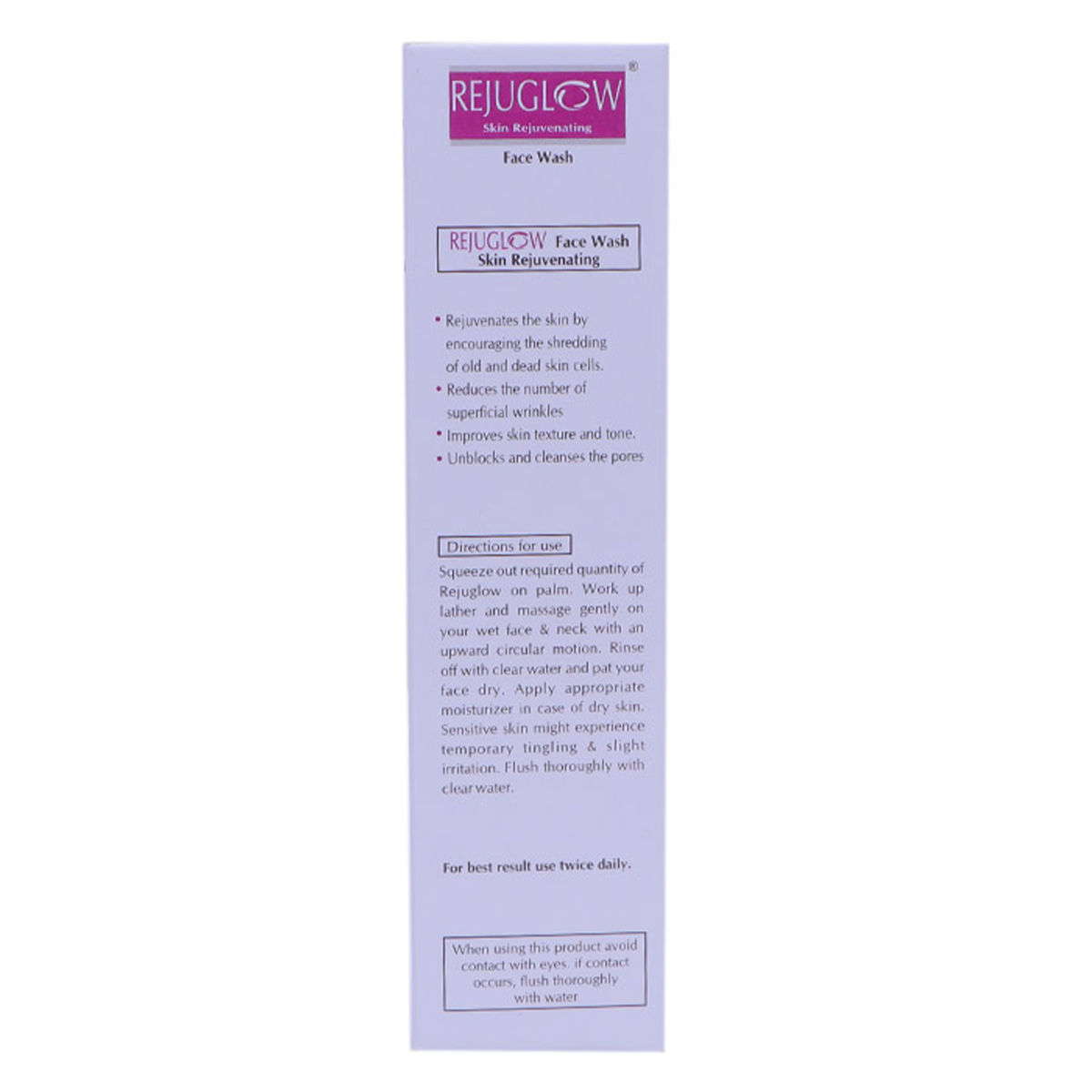Rejuglow Face Wash 100 ml Price, Uses, Side Effects, Composition ...