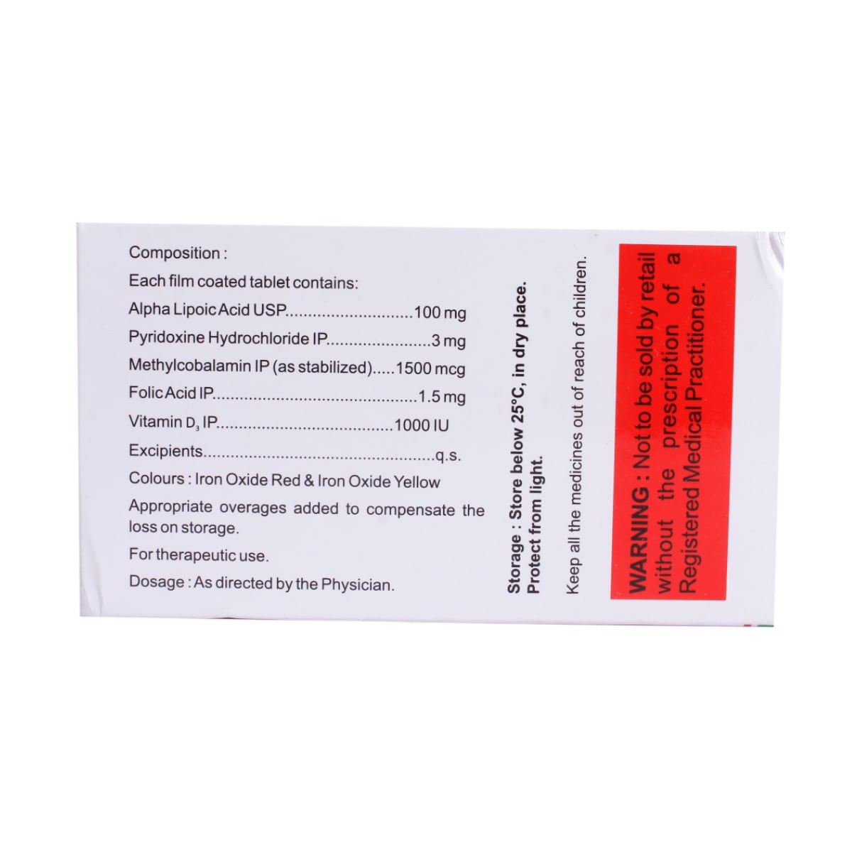 Remylin D 1000 IU Tablet 15's Price, Uses, Side Effects, Composition ...