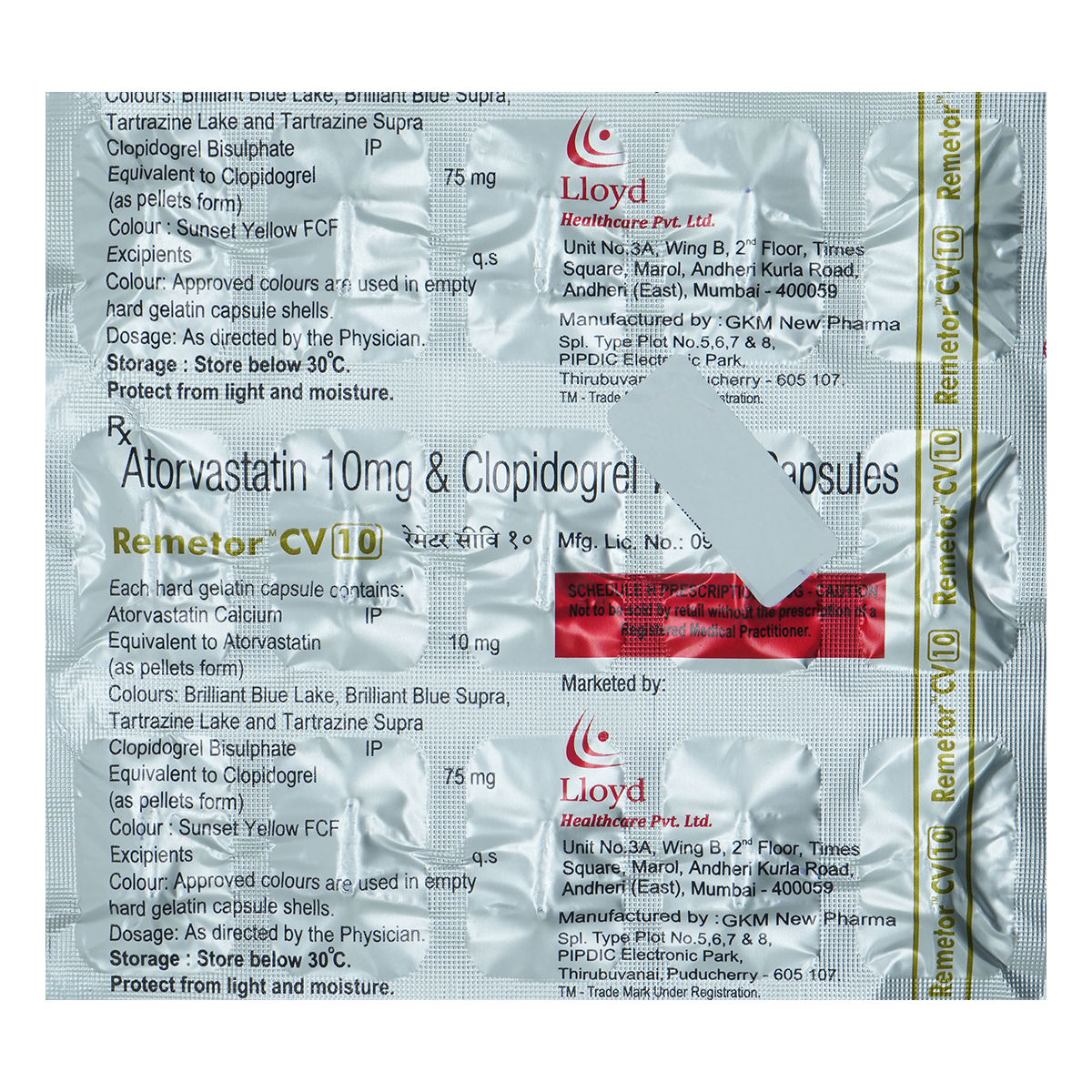 Remetor CV 10 mg Capsule | Uses, Side Effects, Price | Apollo Pharmacy