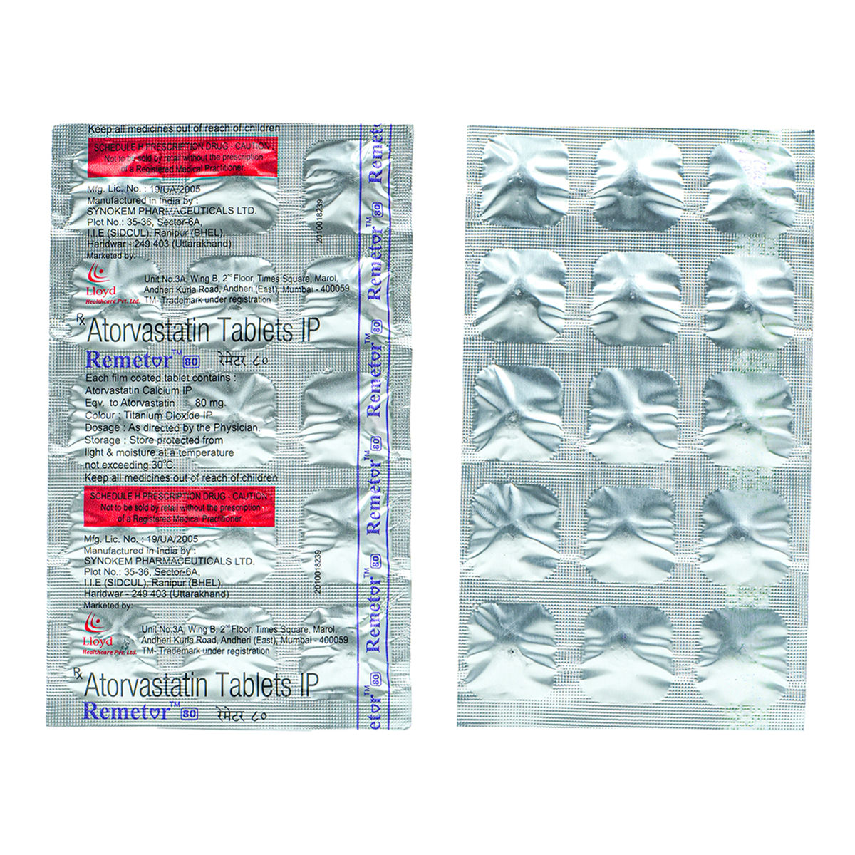 Remetor 80 Tablet | Uses, Side Effects, Price | Apollo Pharmacy