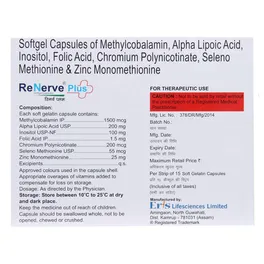 Renerve Plus Capsule | Uses, Side Effects, Price | Apollo Pharmacy