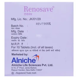 Renosave Tablet | Uses, Side Effects, Price | Apollo Pharmacy