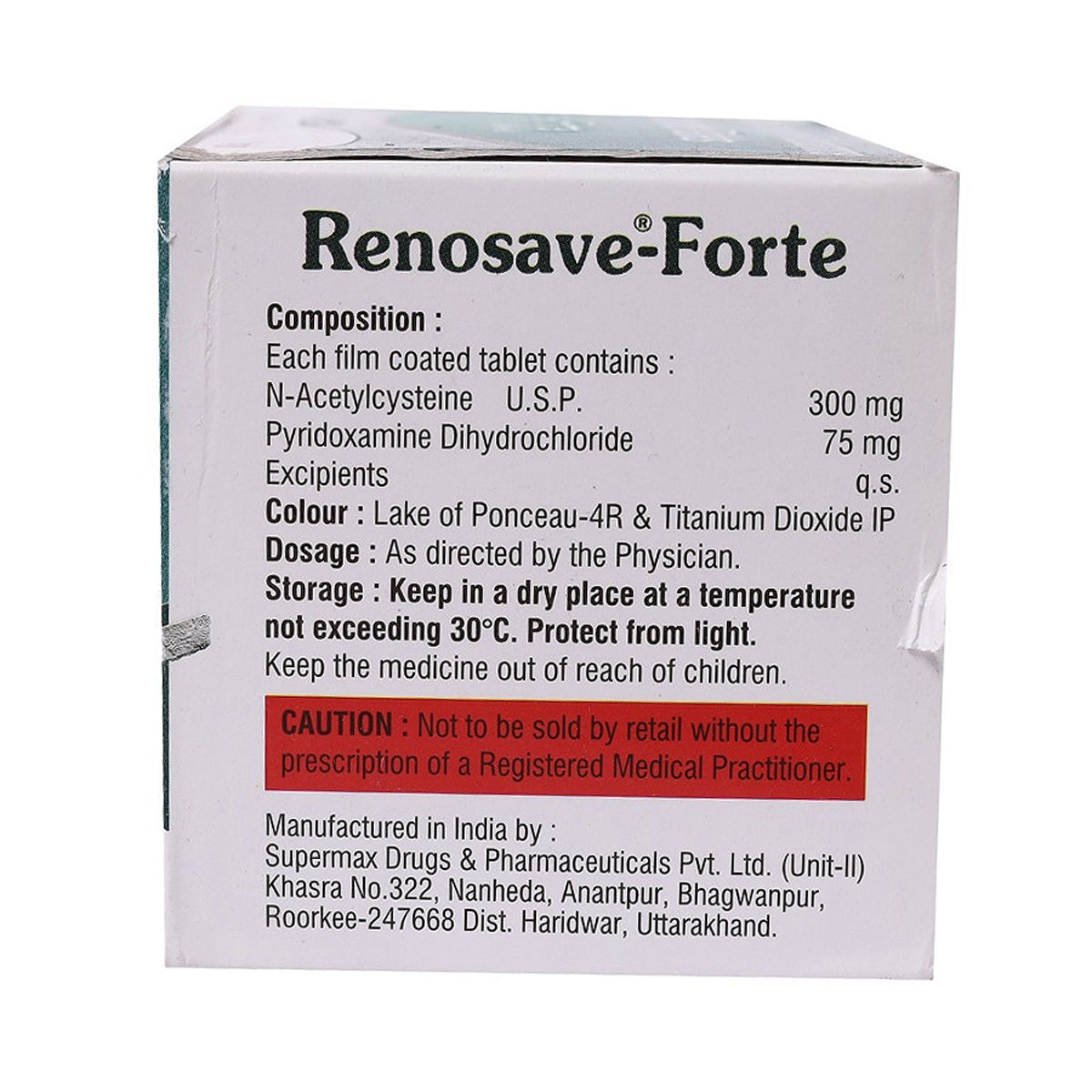 Renosave Forte Tablet 10's Price, Uses, Side Effects, Composition ...