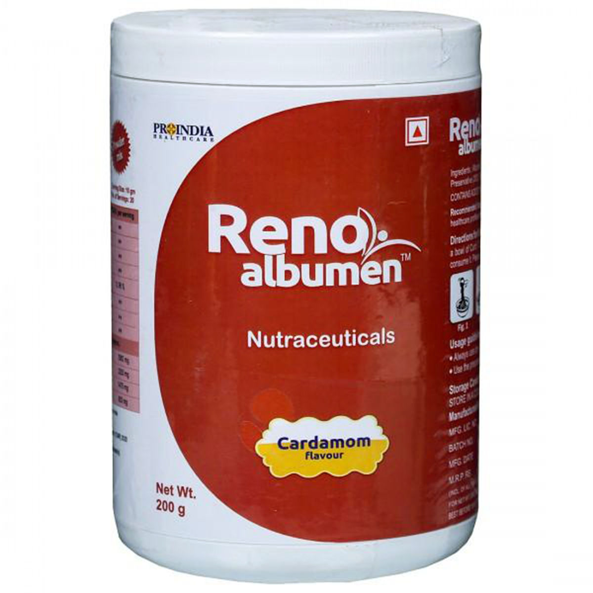 Reno Albumen Cardamom Flavour Powder | Uses, Side Effects, Price ...