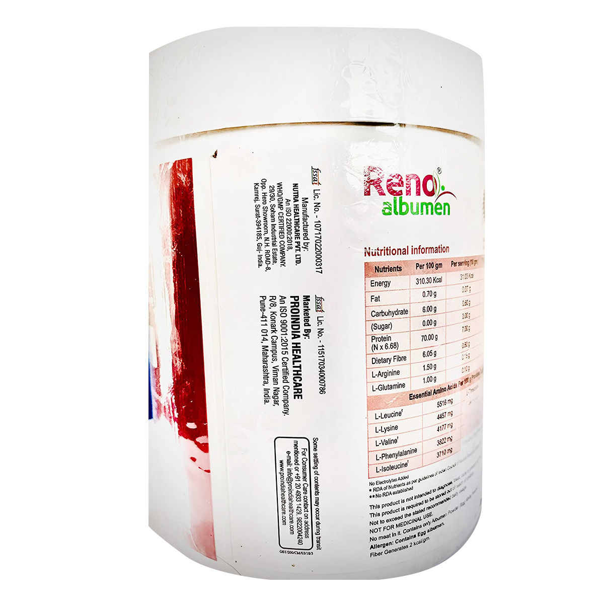 Reno Albumen Cardamom Flavour Powder | Uses, Side Effects, Price ...