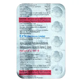 Renerve D Tablet | Uses, Side Effects, Price | Apollo Pharmacy