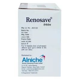 Renosave Tablet 15's | Uses, Side Effects, Price | Apollo Pharmacy