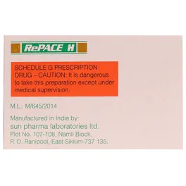 Repace H Tablet | Uses, Side Effects, Price | Apollo Pharmacy