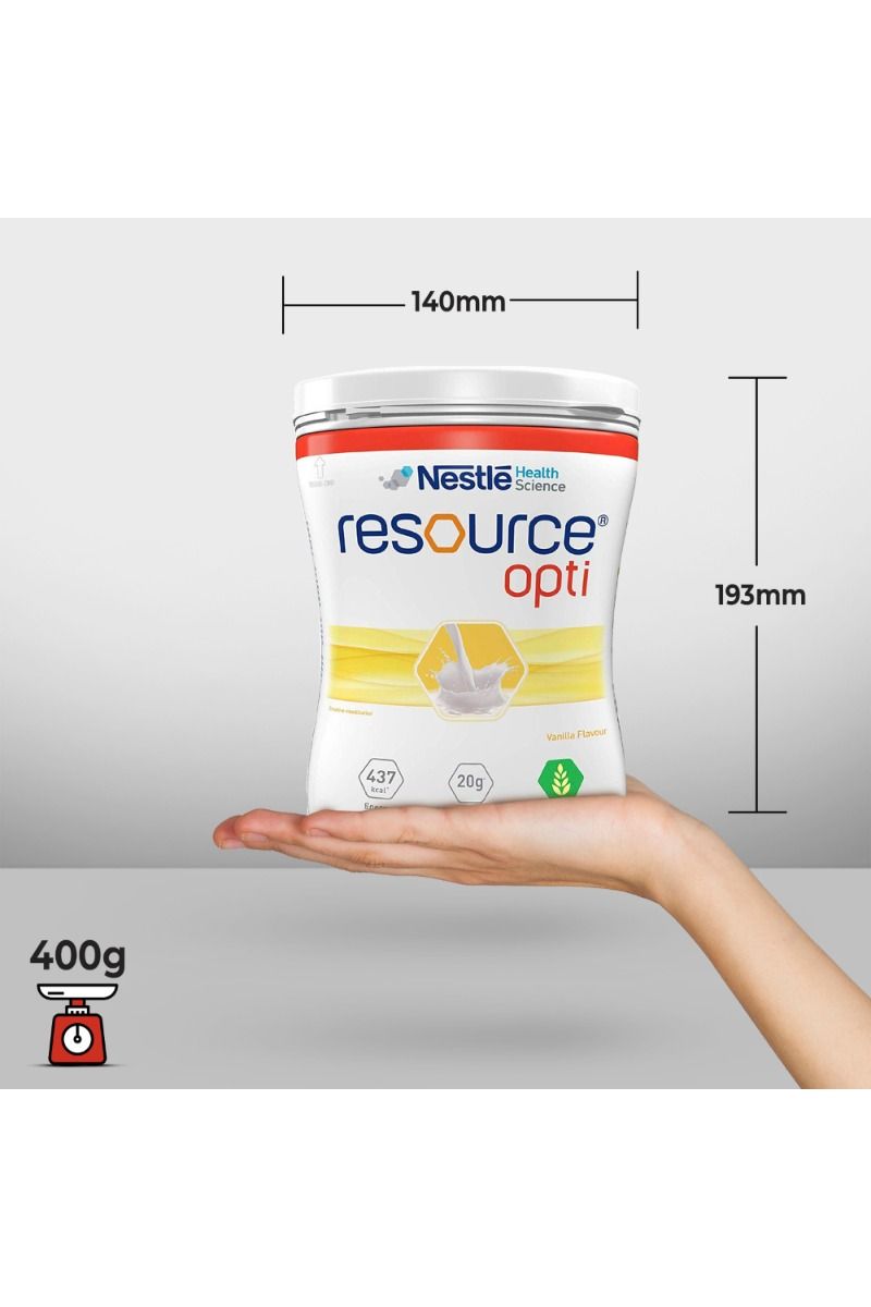 Nestle Resource Opti Vanilla Flavour Powder, 400 gm Price, Uses, Side ...