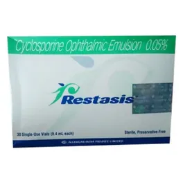 Restasis Ophthalmic Emulsion 30x0.4 ml | Uses, Side Effects, Price ...