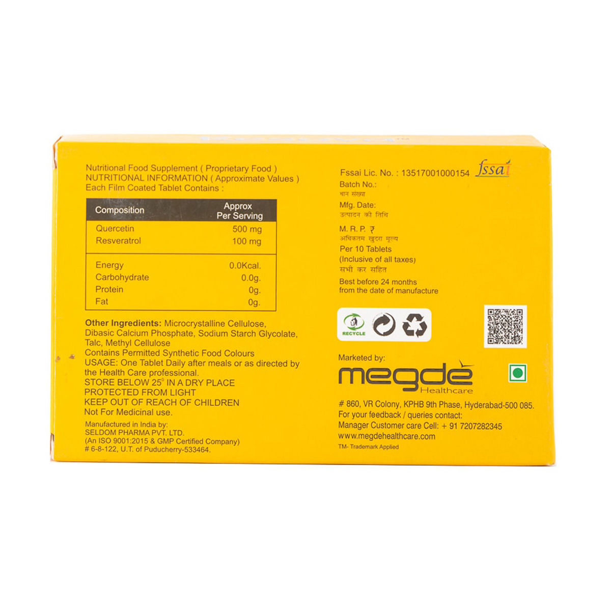 Resova Tablet 10's Price, Uses, Side Effects, Composition - Apollo Pharmacy