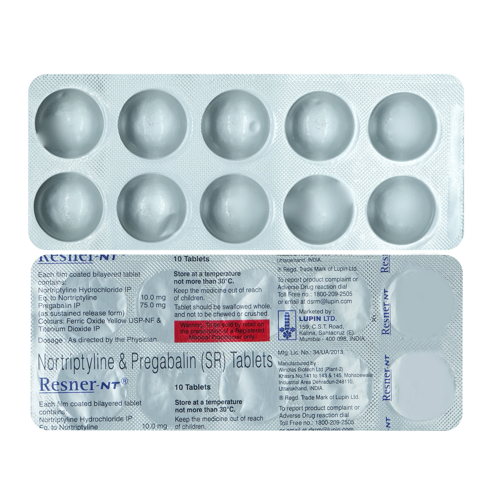 Resner NT Tablet | Uses, Side Effects, Price | Apollo Pharmacy