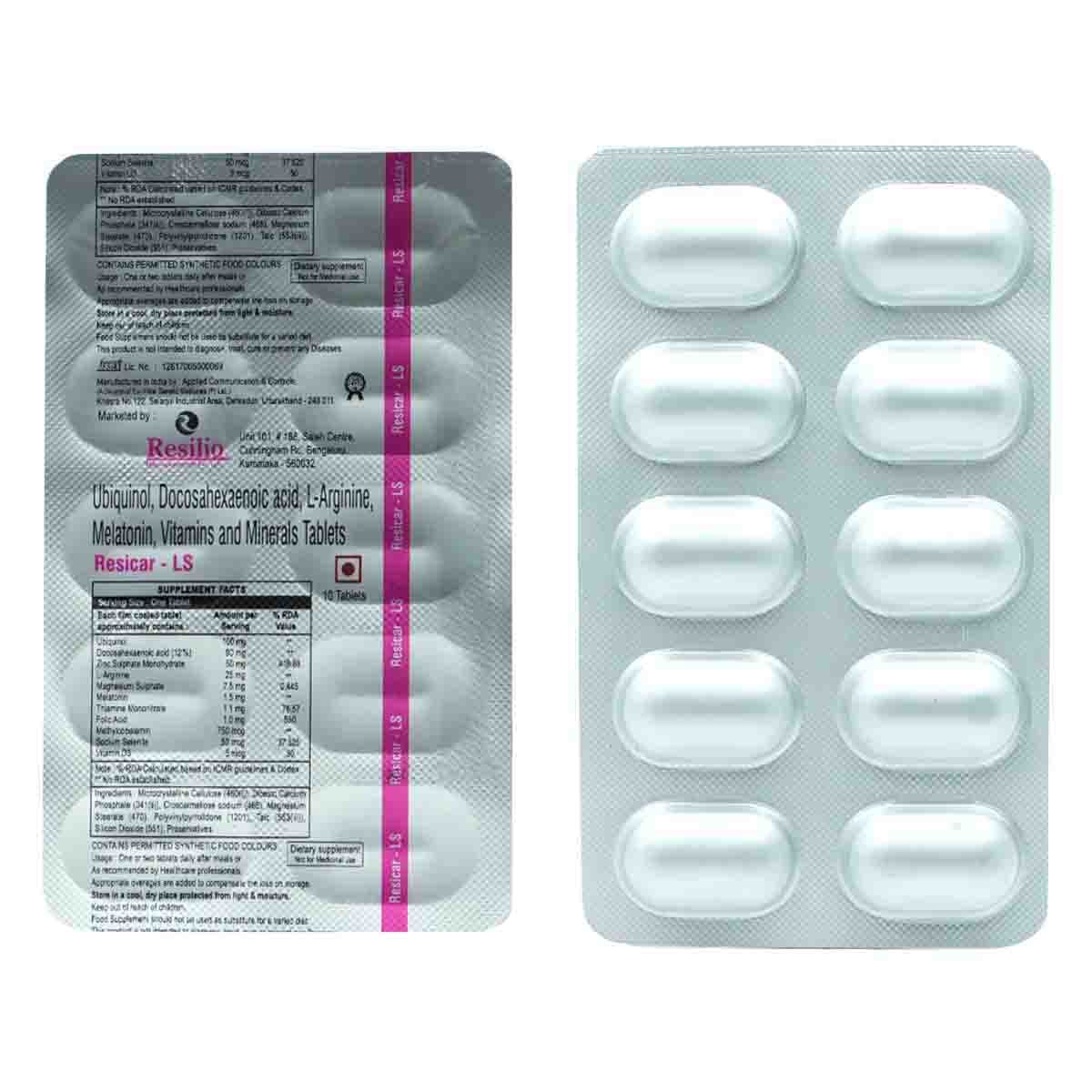 Resicar-LS Tablet | Uses, Side Effects, Price | Apollo Pharmacy