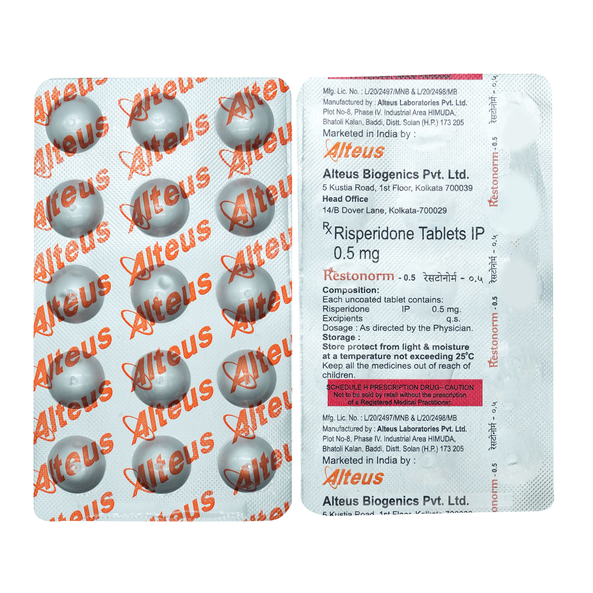 Restonorm-0.5 Tablet | Uses, Side Effects, Price | Apollo Pharmacy