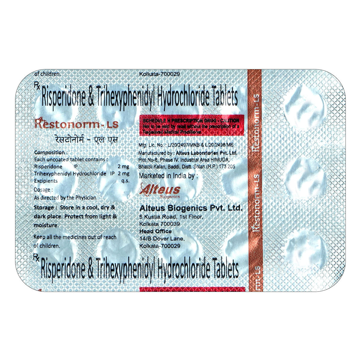 Restonorm-LS 2/2 Tablet | Uses, Side Effects, Price | Apollo Pharmacy