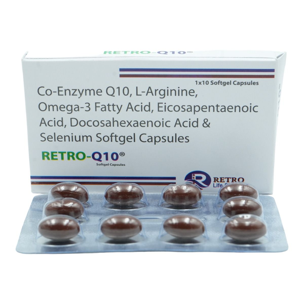Retro-Q10 Softgel Capsule 10's Price, Uses, Side Effects, Composition ...