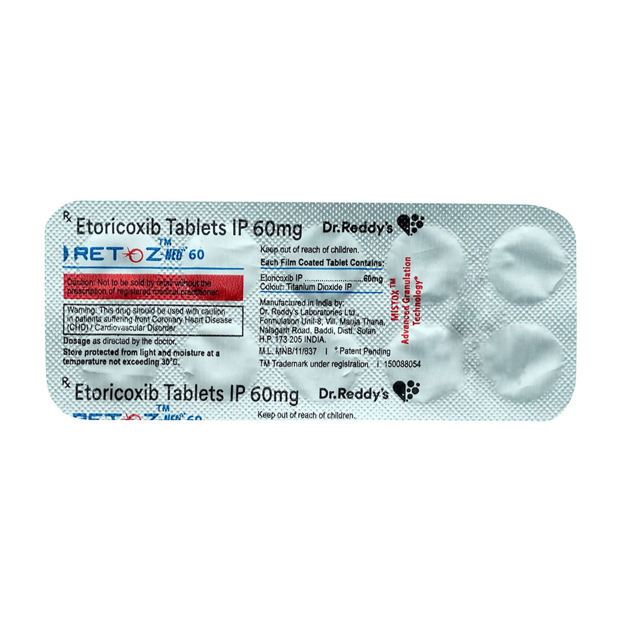 Retoz-Neo 60 Tablet | Uses, Side Effects, Price | Apollo Pharmacy