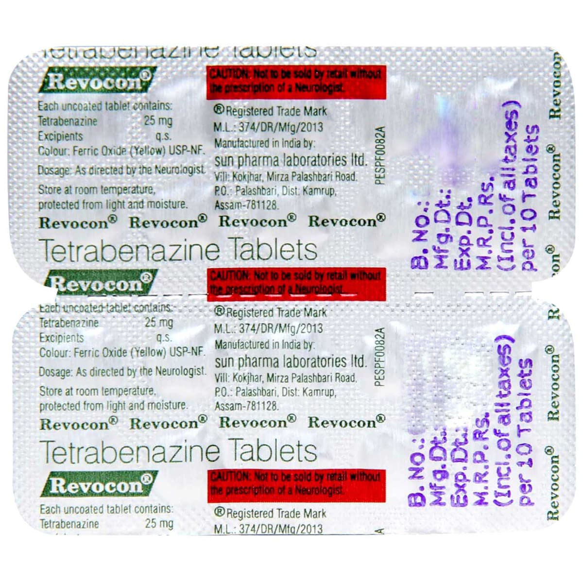 Revocon Tablet 10's Price, Uses, Side Effects, Composition - Apollo ...