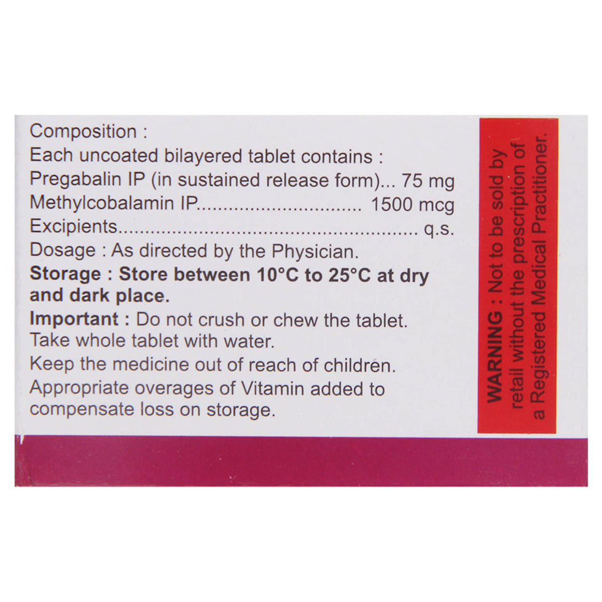 Revlin M SR 75 Tablet 10's Price, Uses, Side Effects, Composition ...