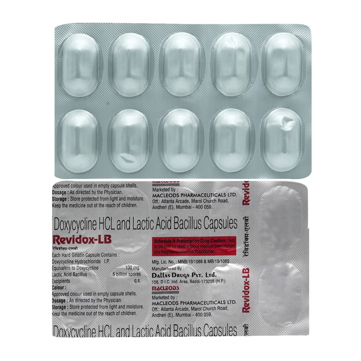 Revidox-LB Capsule | Uses, Side Effects, Price | Apollo Pharmacy