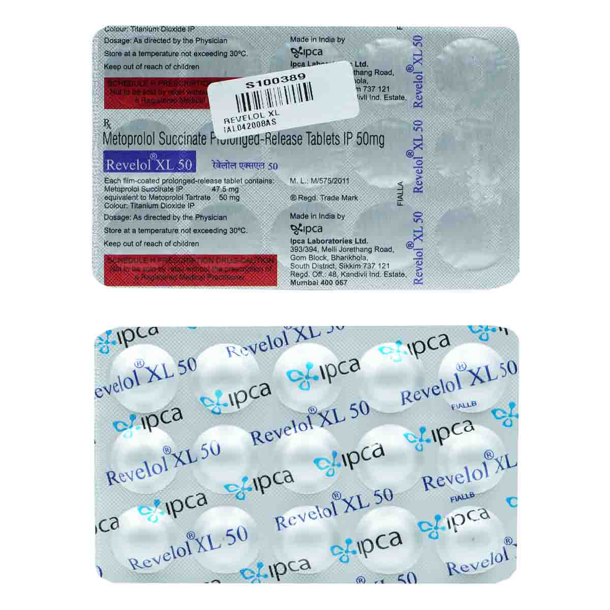 Revelol XL 50 Tablets | Uses, Side Effects, Price | Apollo Pharmacy