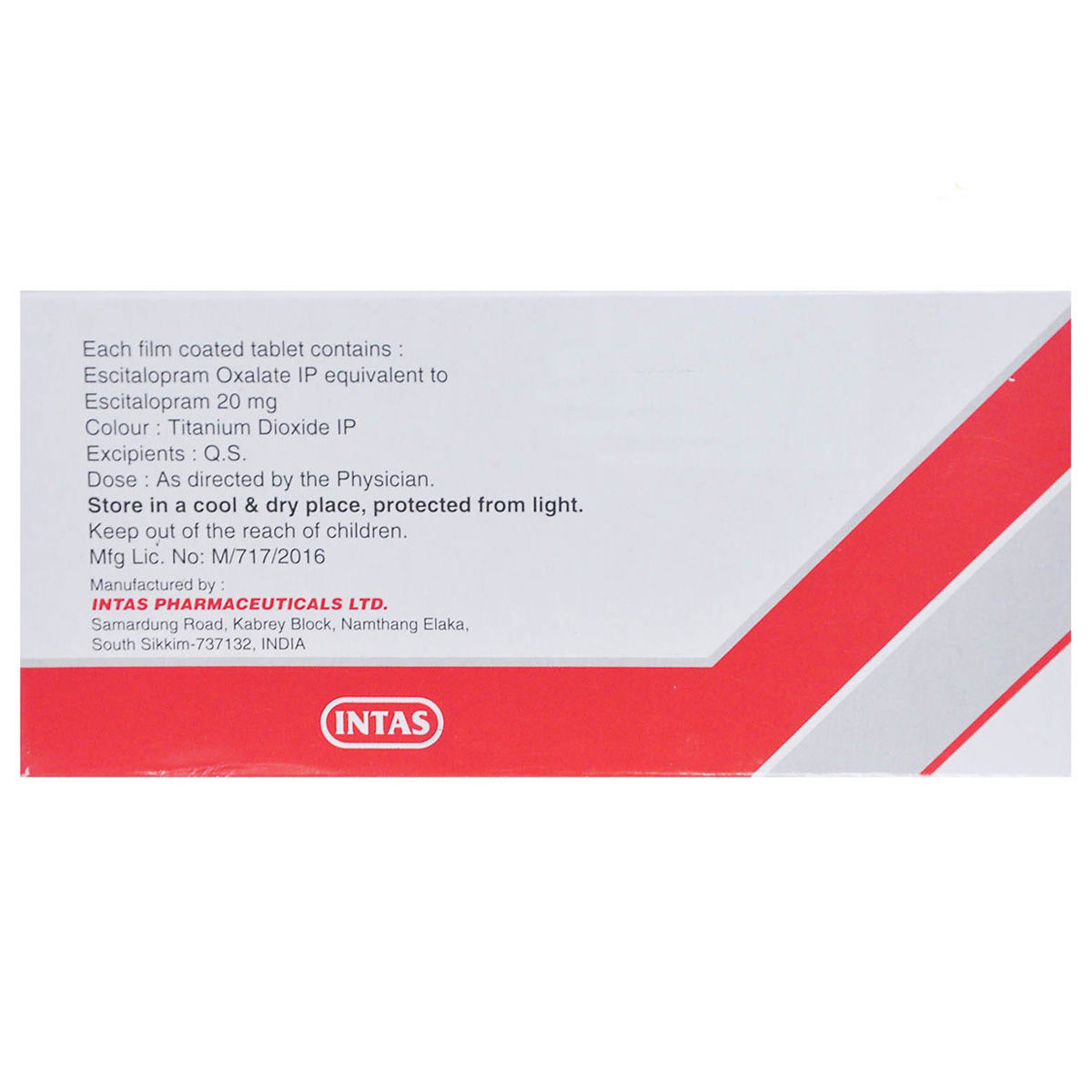 Rexipra-20 Tablet 10's Price, Uses, Side Effects, Composition - Apollo ...