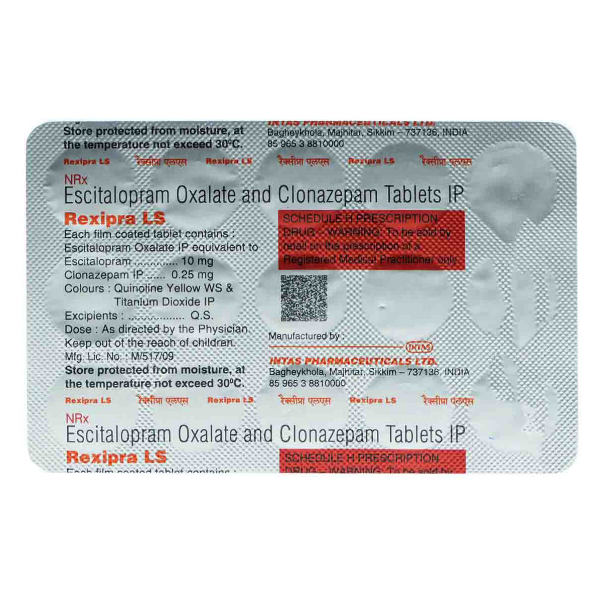 Rexipra LS Tablet 15's Price, Uses, Side Effects, Composition - Apollo ...