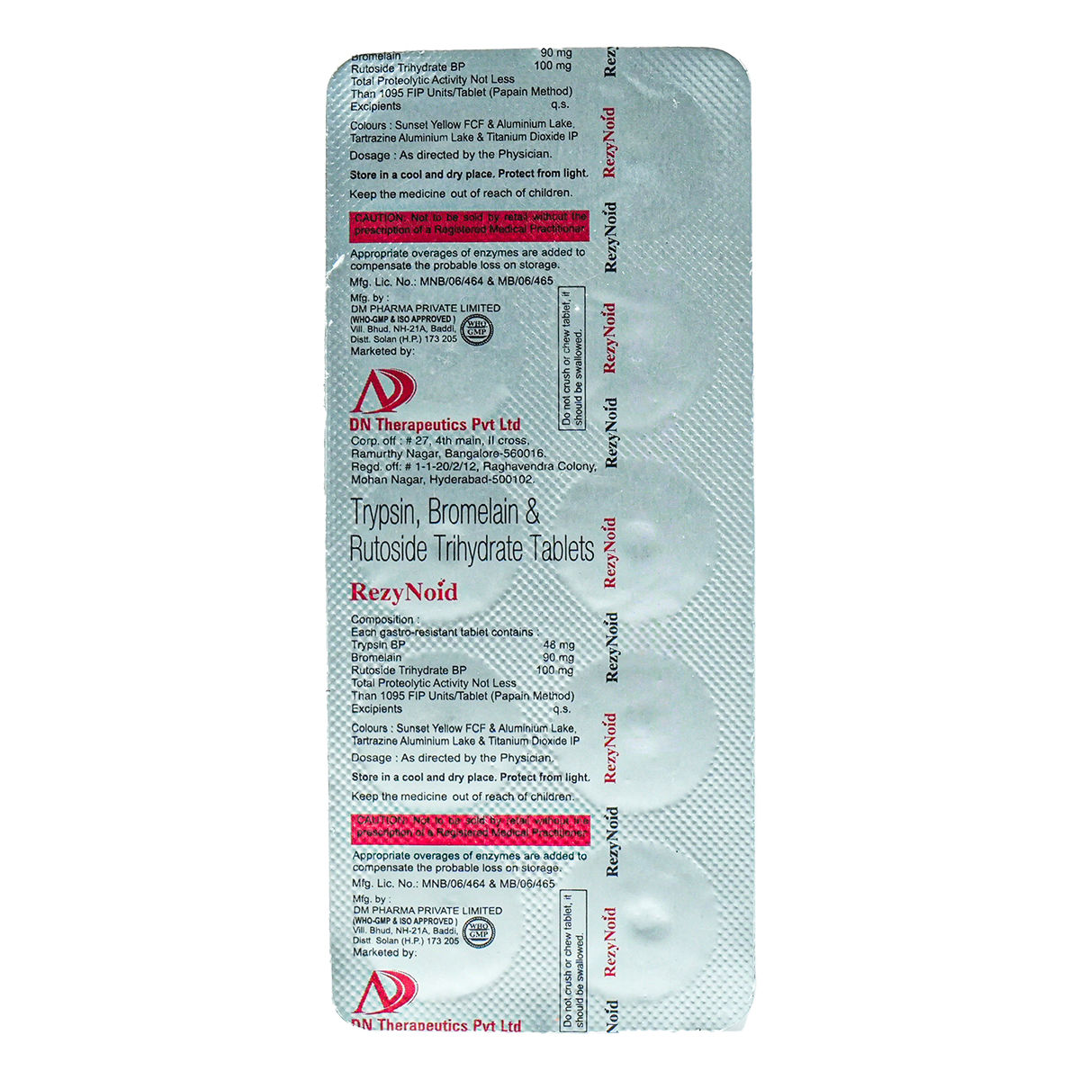 Rezynoid Tablet 10's Price, Uses, Side Effects, Composition - Apollo ...