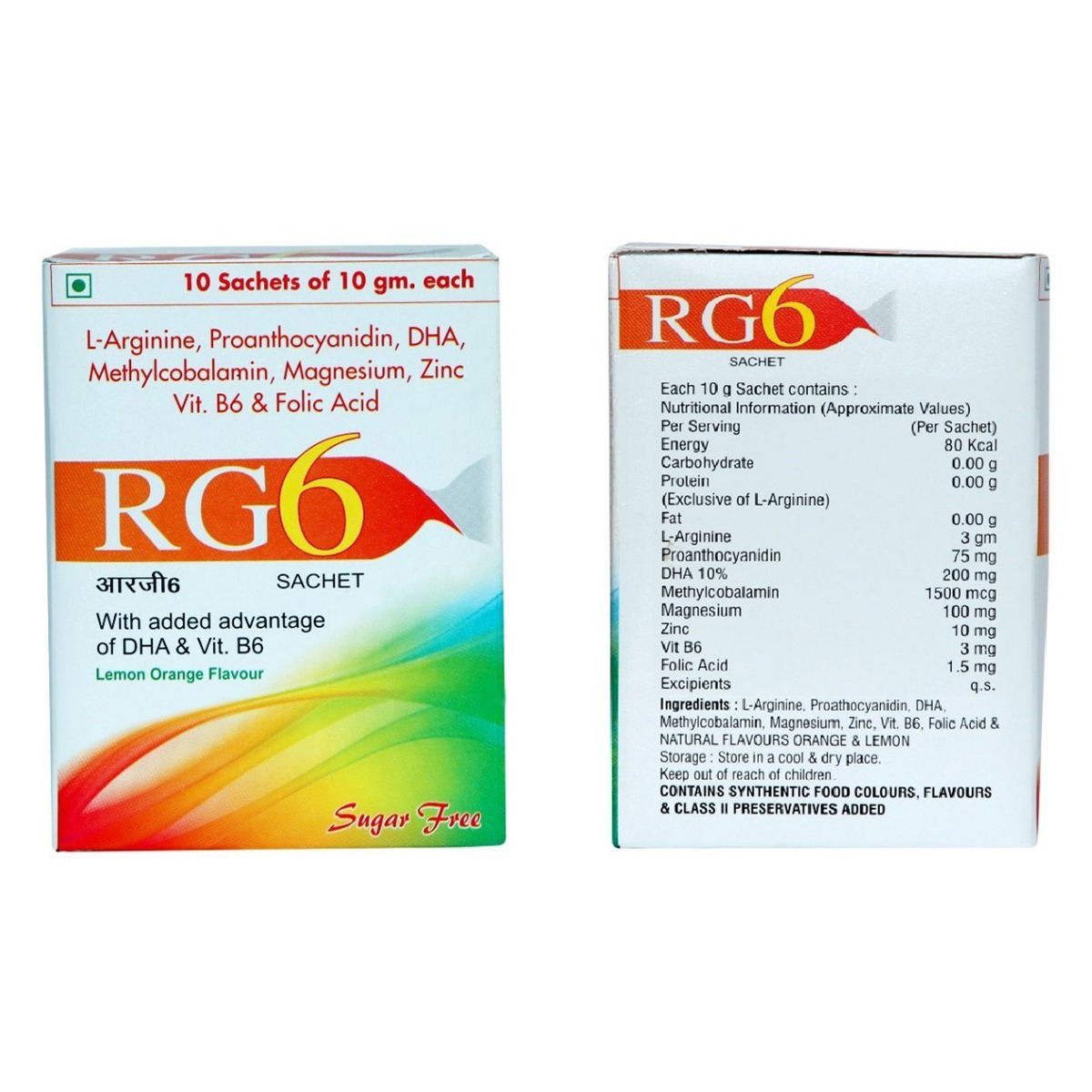 RG6 Sugar Free Lemon Orange Sachet | Uses, Side Effects, Price | Apollo ...