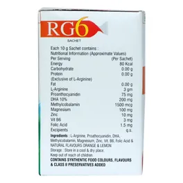 RG6 Sugar Free Lemon Orange Sachet | Uses, Side Effects, Price | Apollo ...