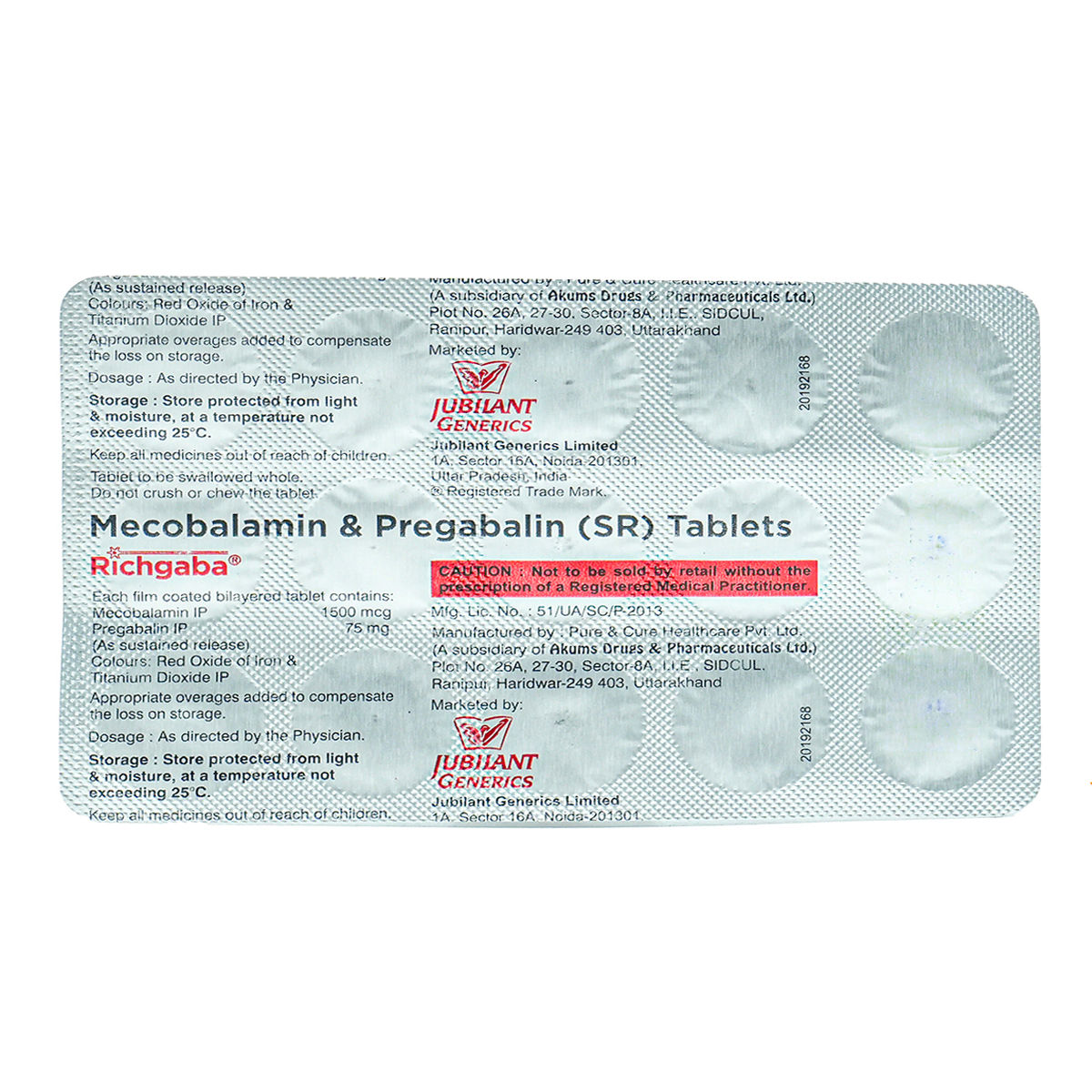 Richgaba Tablet 15's Price, Uses, Side Effects, Composition - Apollo ...