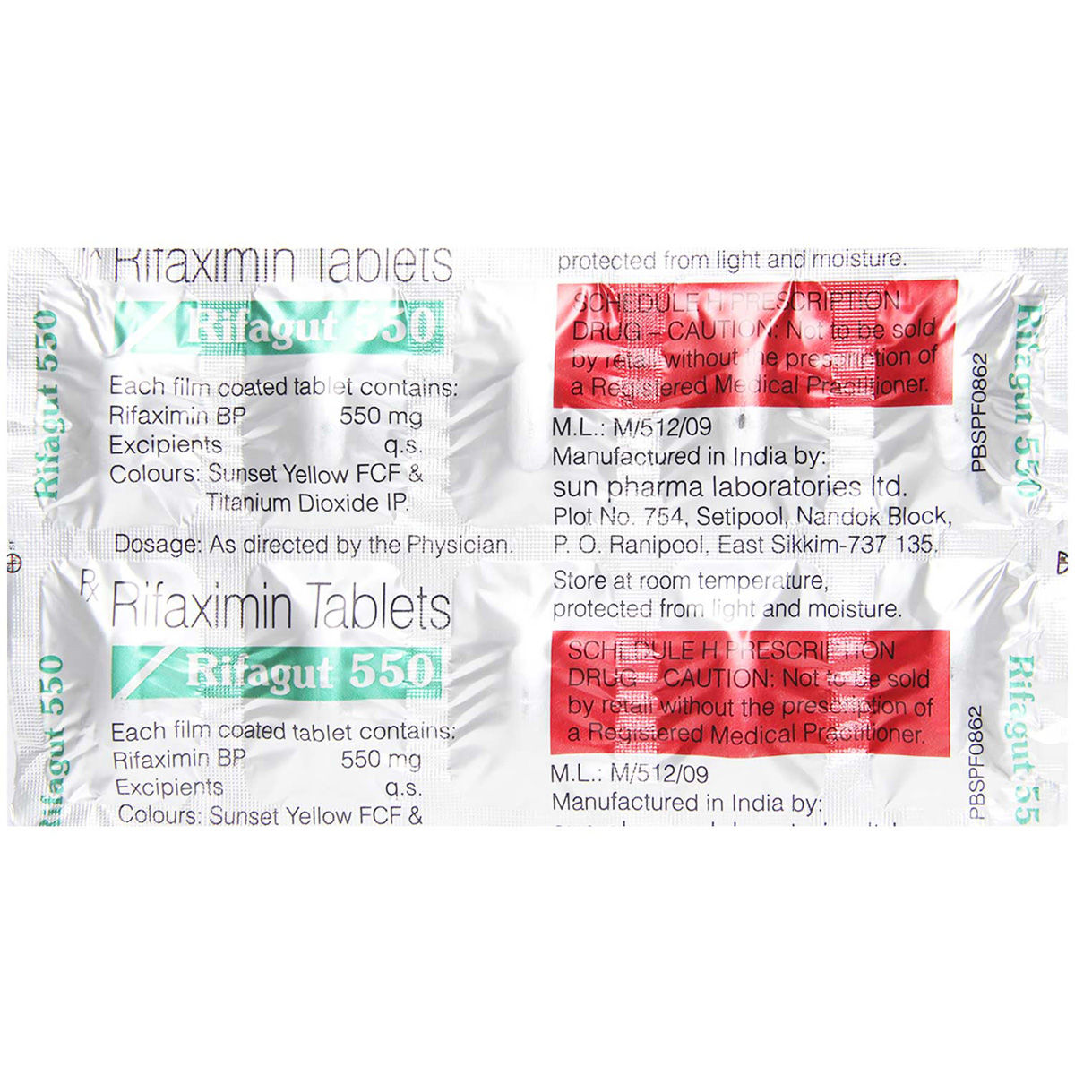 Rifagut 550 Tablet 10's Price, Uses, Side Effects, Composition - Apollo ...