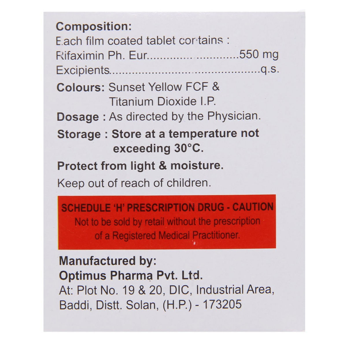 Rifaxigress-550 Tablet 10's Price, Uses, Side Effects, Composition - Apollo Pharmacy